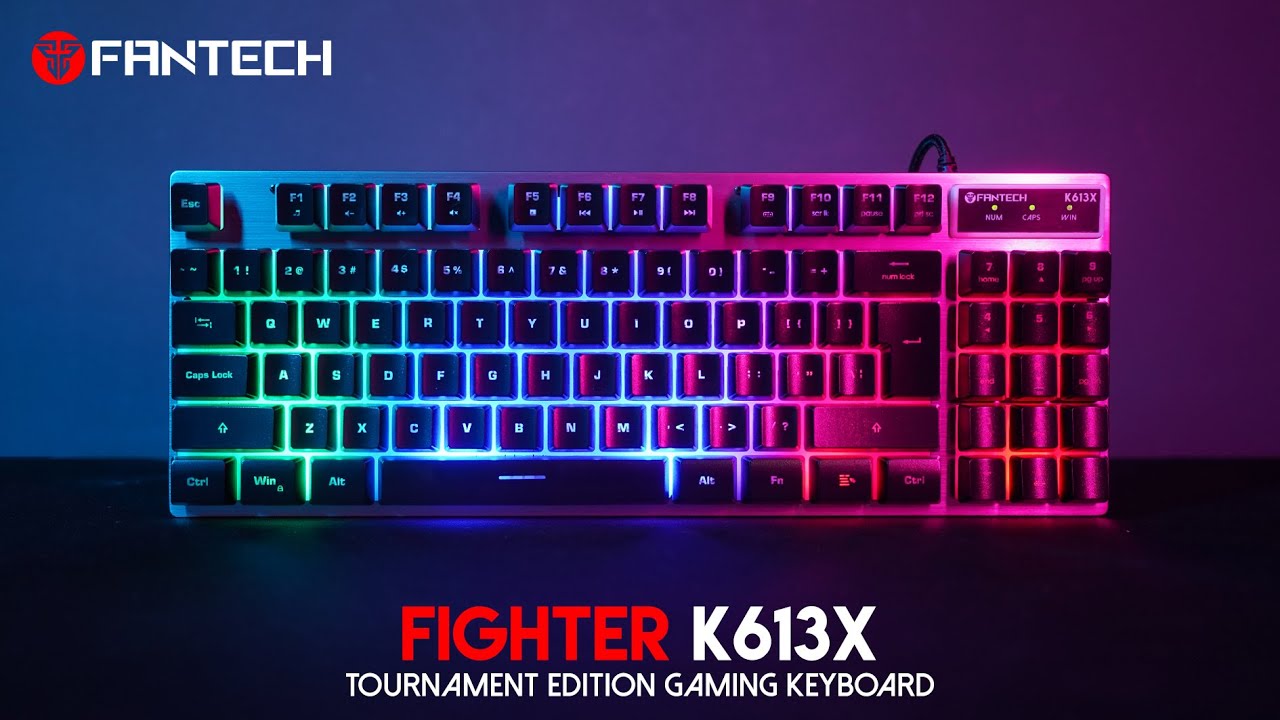 FIGHTER K613X TOURNAMENT EDITION GAMING KEYBOARD - YouTube