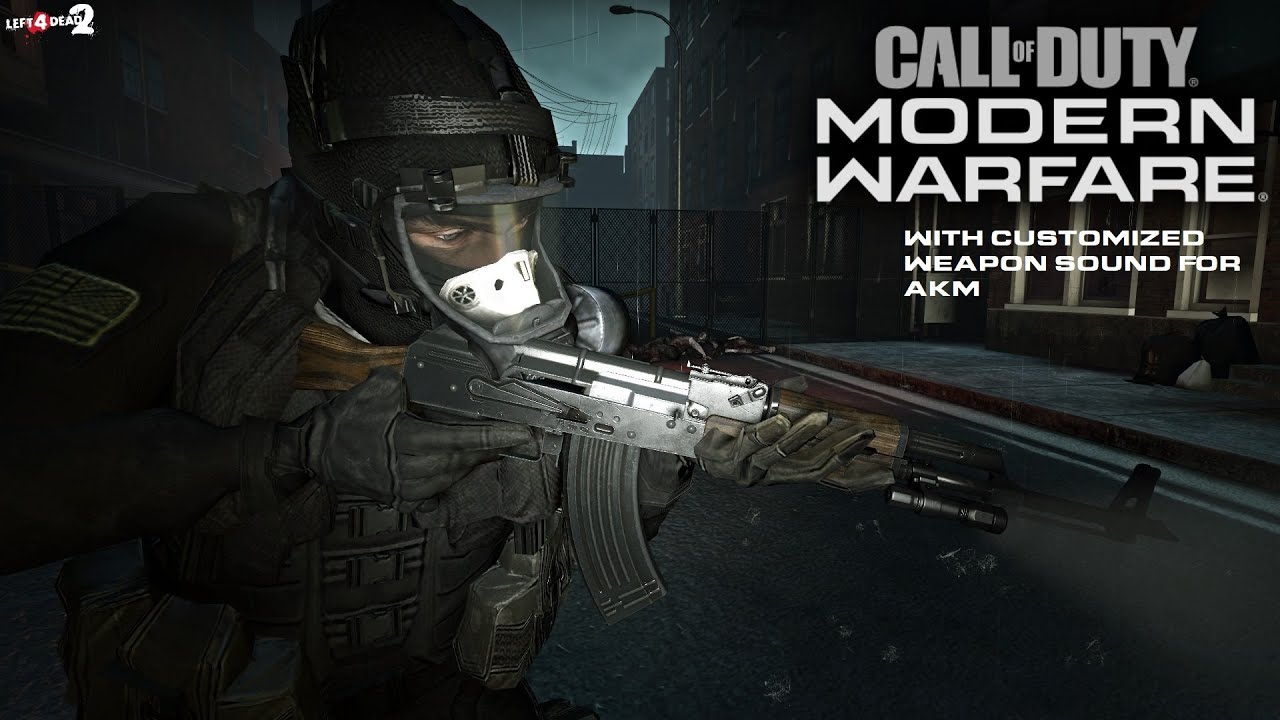 L4D2 Querentin's AKM using Call of Duty Modern Warfare 2019 AK-47 Anim ...