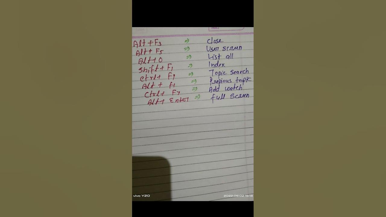 Turbo C shortcut Keys short Video 2022 YouTube turbo-c-shortcut-keys-short-video-2022-youtube