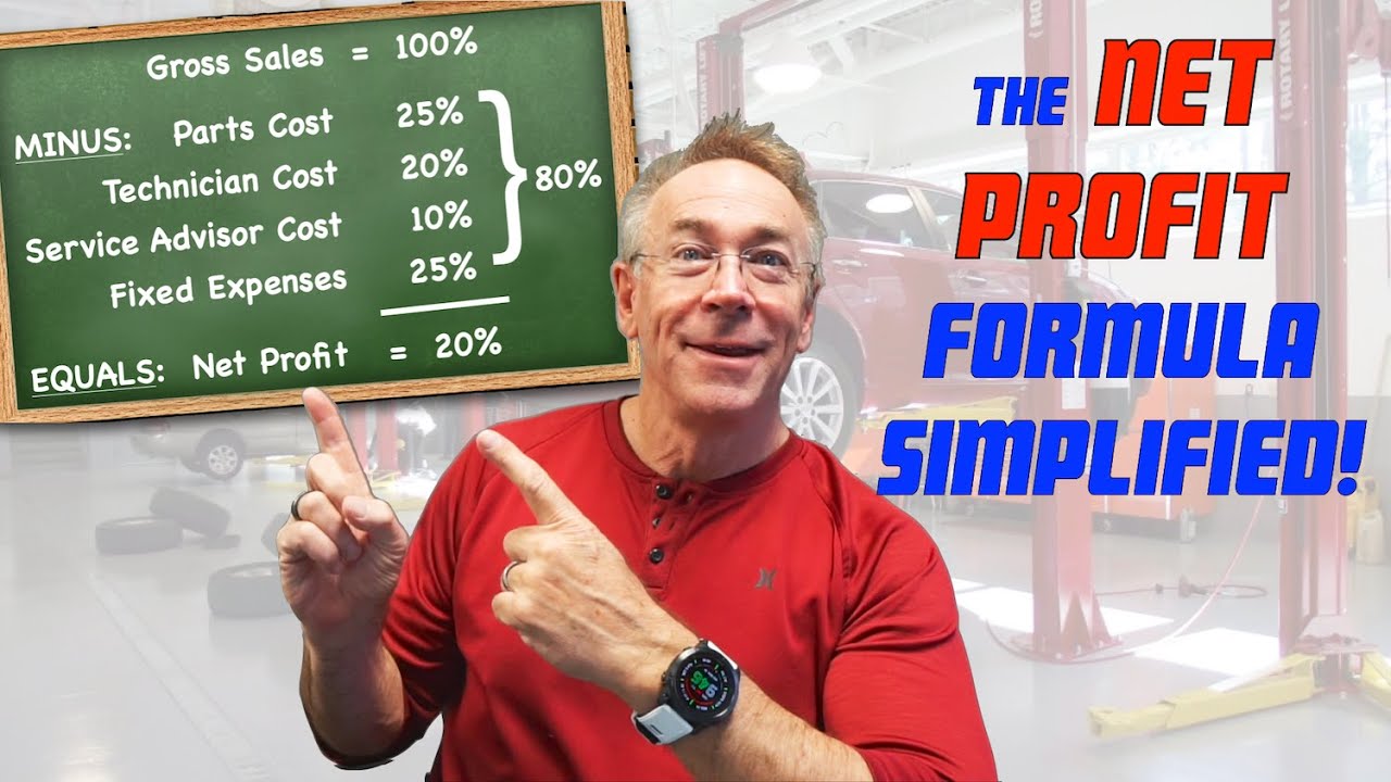 The Repair Shop Owners Guide to Net Profit - Simplified - YouTube