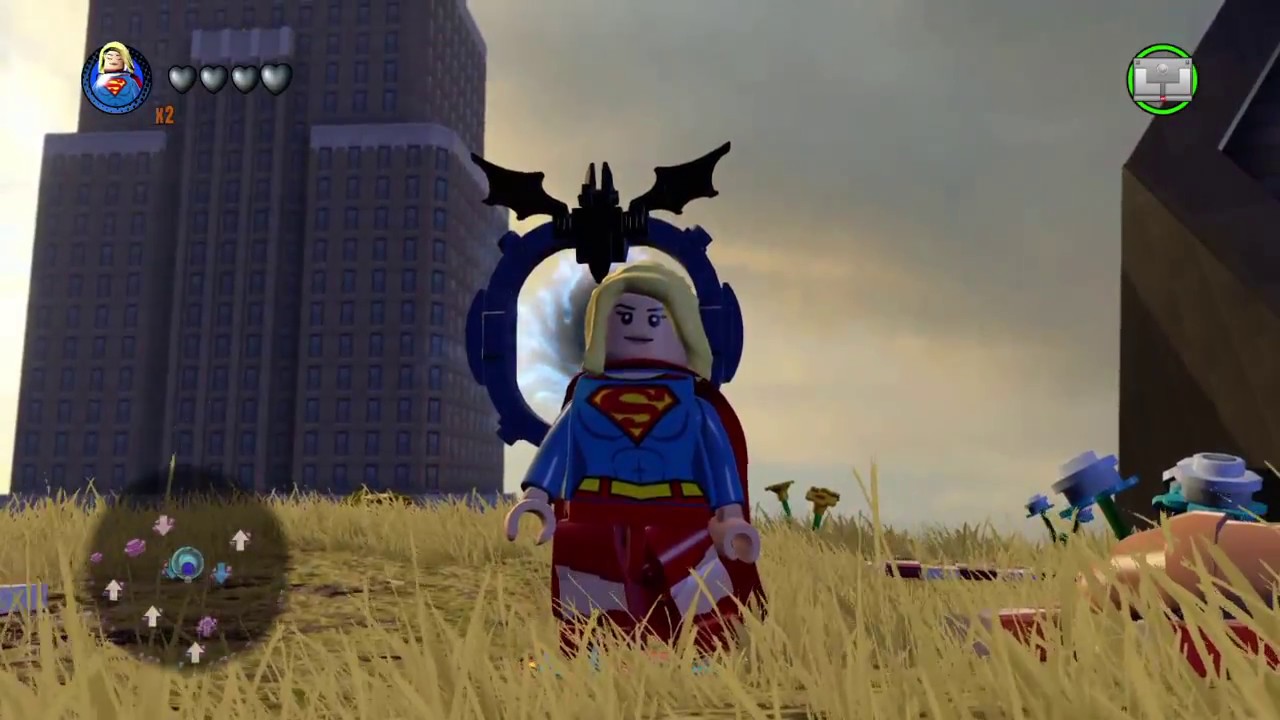 LEGO® DIMENSIONS™ Exclusive Supergirl in game review - YouTube
