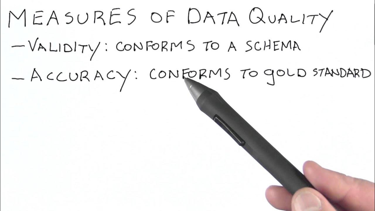 Measuring Data Quality - Data Wranging with MongoDB - YouTube