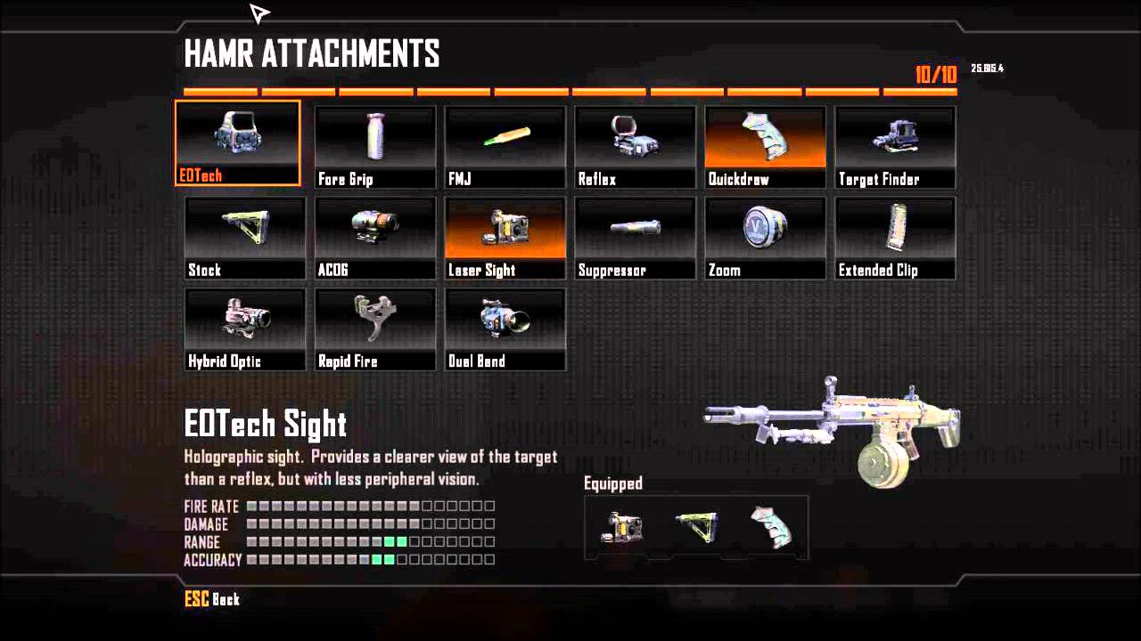 Call of Duty Black Ops 2: Road To Mastery | HAMR LMG Final Class Setup ...