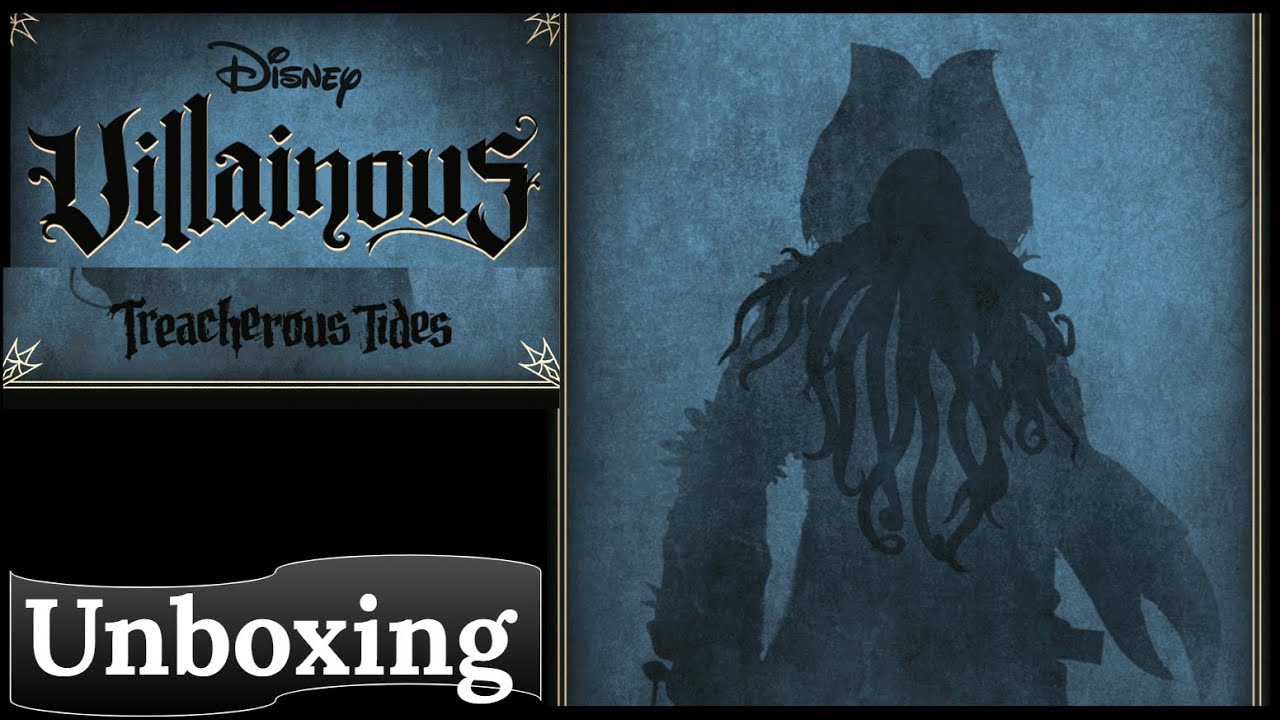 Disney Villainous: Treacherous Tides - Unboxing - YouTube