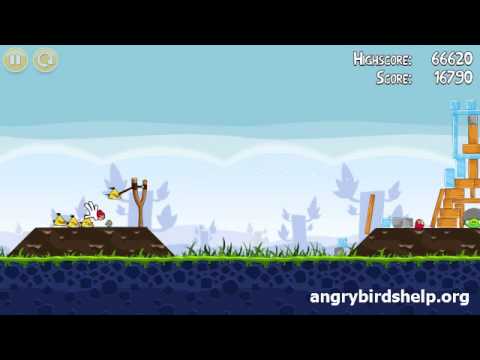Angry Birds Level 1-21 - 3 Star Walkthrough - YouTube