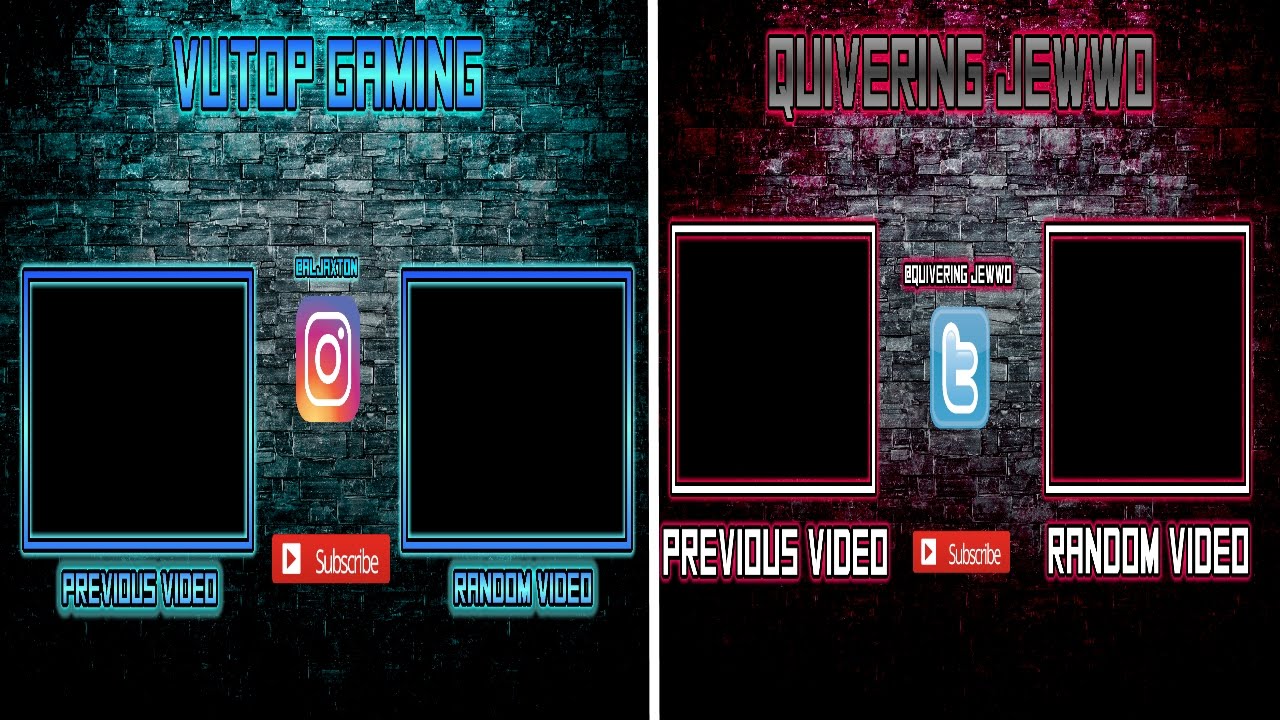 HOW TO MAKE A YOUTUBE ENDCARD TUTORIAL!!! - YouTube