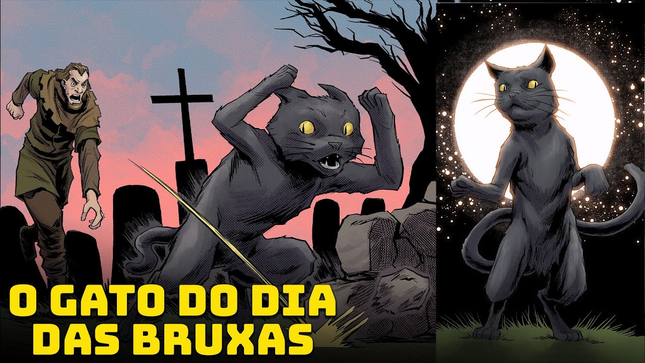 O Misterioso Gato do Dia das Bruxas - Cat-Sìth - Folclore Celta - YouTube