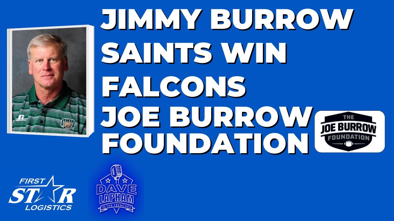 Jimmy Burrow | Saints Win - Falcons - Joe Burrow Foundation - YouTube