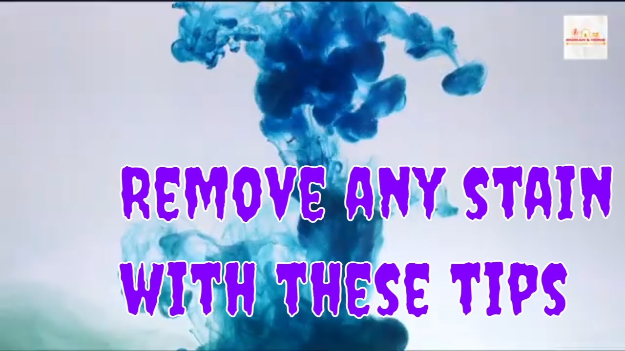 Part 1 - How to remove different stains from different surfaces - YouTube