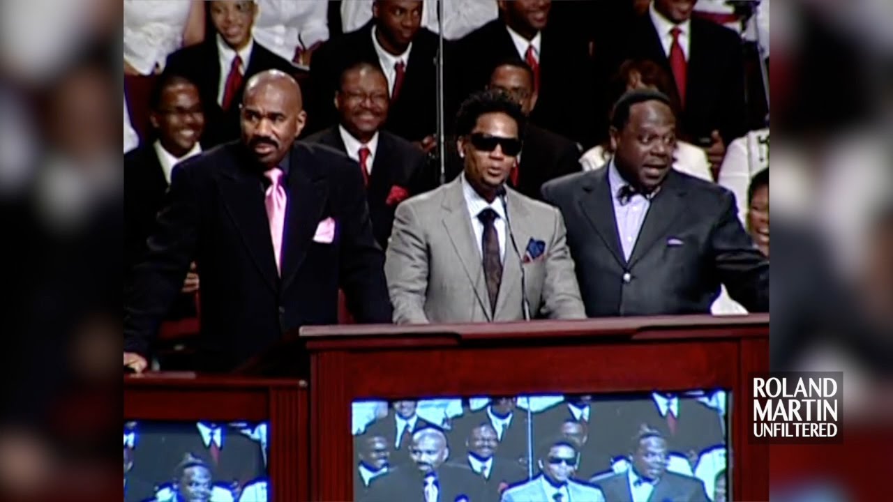 Jeremy Suarez At Bernie Mac Funeral