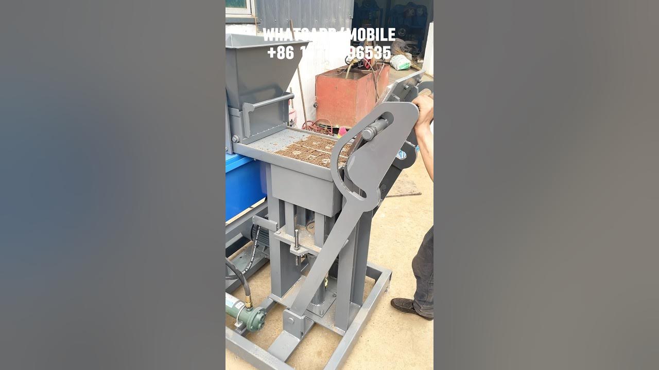 cseb block making machine, df2-10 earth mud tie making machine, Société La Brique Écologique BTC ...