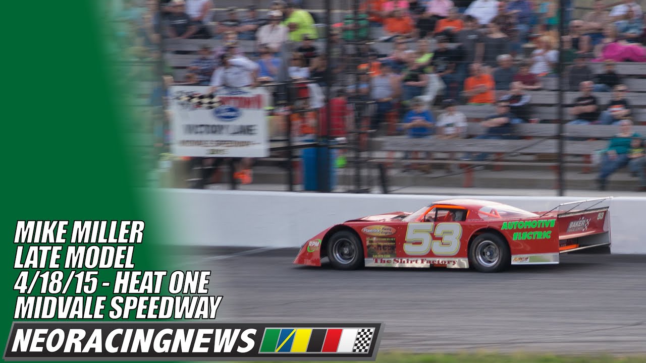 Mike Miller Late Model Heat One @ Midvale Speedway - 4/18/15 - NEO ...