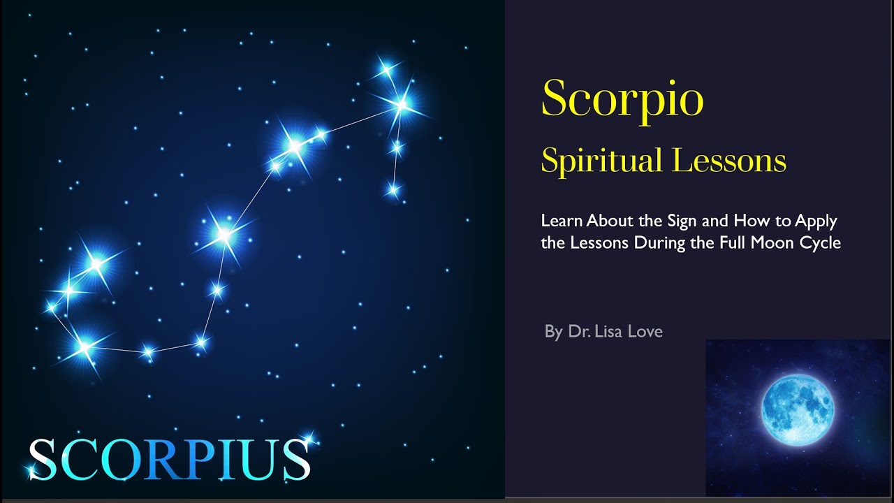 Scorpio Spiritual Lessons and Full Moon Meditation - YouTube