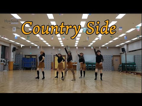 Country Side Line Dance (Phrased Improver) - Demo - YouTube