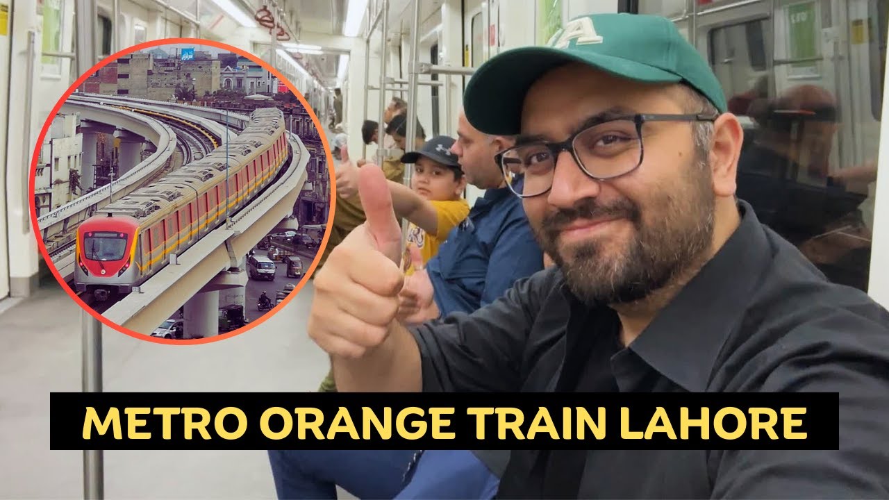 1st Time in Lahore Metro | Orange Line Metro Train | Pakistan's Public ...
