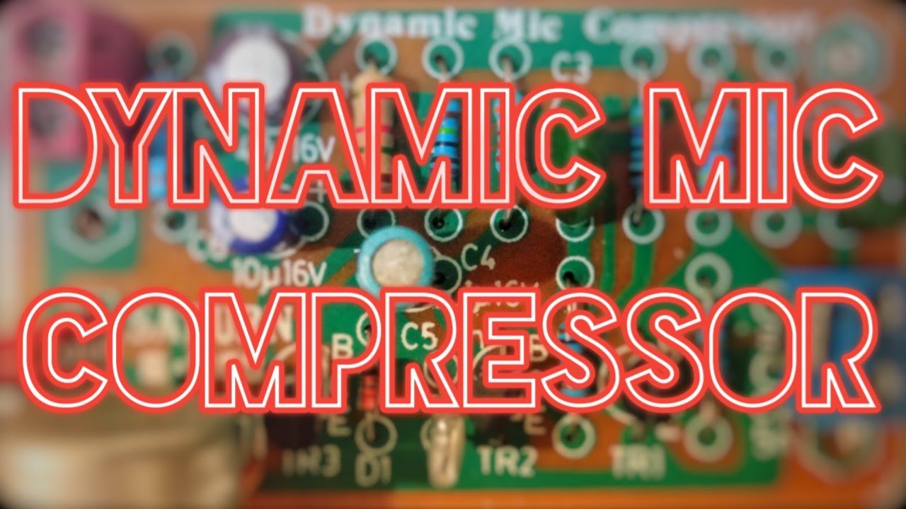 review dynamic mic compressor - YouTube