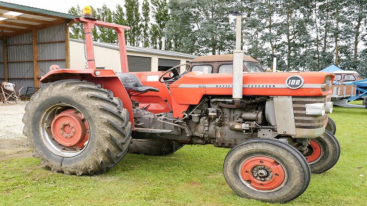1974 Massey Ferguson 188 Tractor at the Southland Steam Engine Club ...