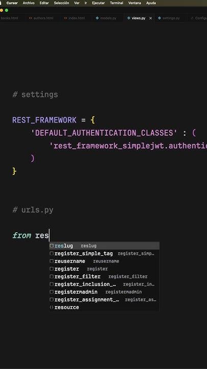 🔥 Autenticación por TOKEN en Django ¡EN 1 MINUTO! #programming #tutorial #developer #python ...