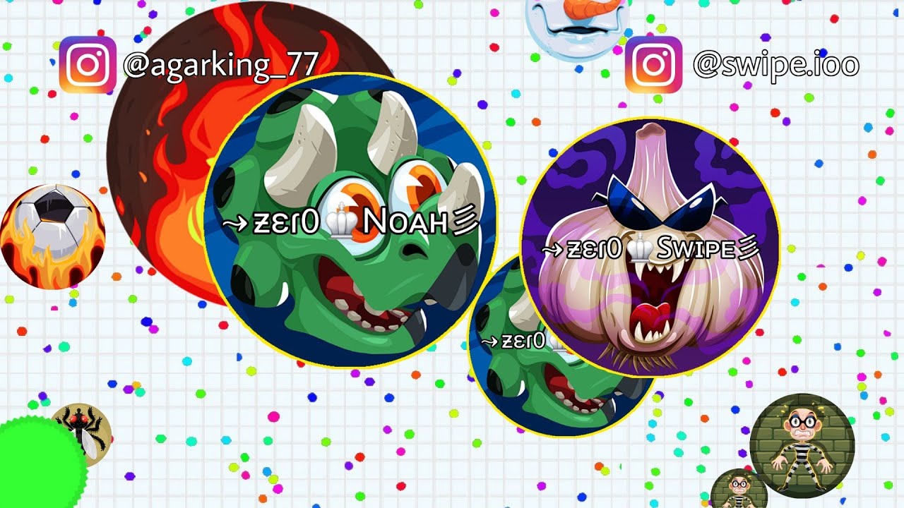 ↝ƶεɾ0♔clan彡 Gameplay ( AGARIO MOBILE) - YouTube