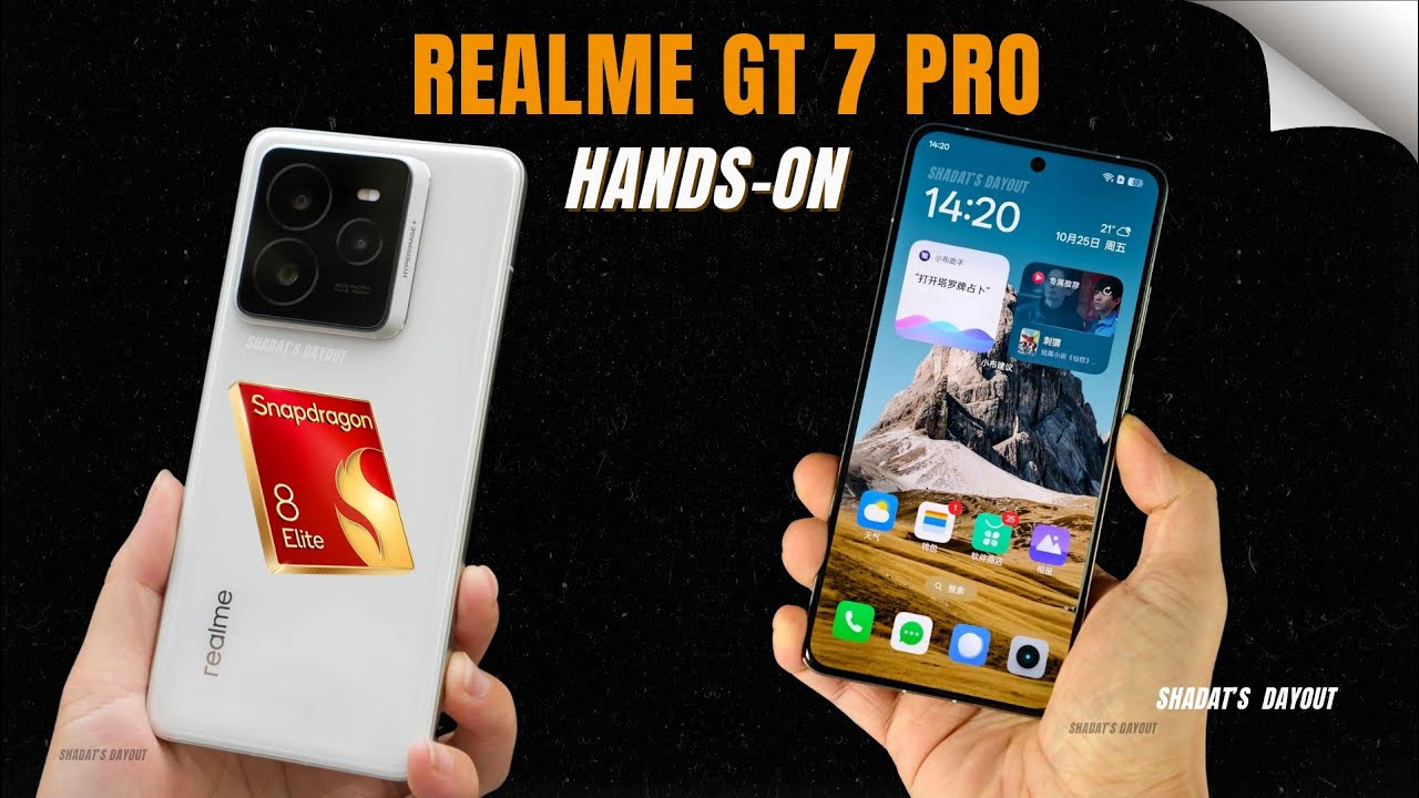Realme GT 7 Pro Hands-On Review 🔥 FIRST LOOK, Leaks & Rumors, Specs ...