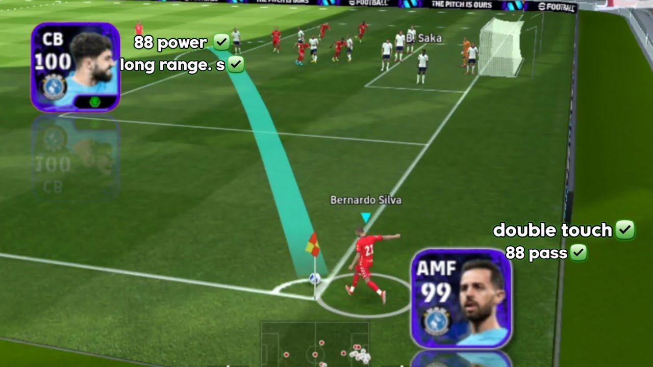 100 GVARDIOL MONSTER & DOUBLE TOUCH BERNADO SILVA - YouTube