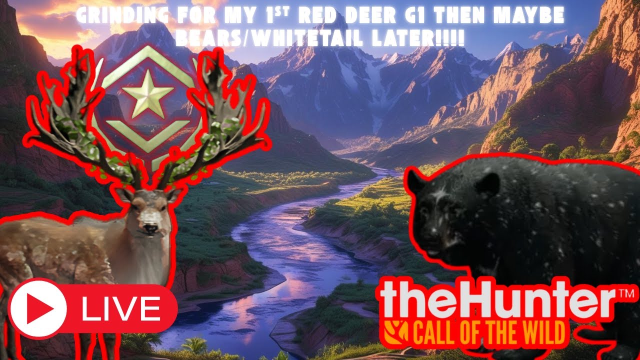 🟥LIVE🟥 (1507 Kills in!) GRINDING FOR MY 1ST G1 RED DEER!! - COTW - YouTube