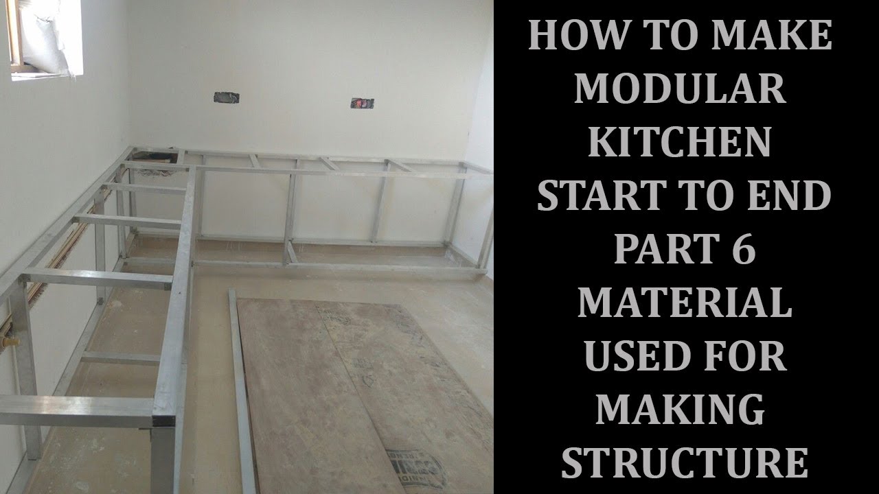 HOW TO MAKE MODULAR KITCHEN START TO END PART 6 MATERIAL USED FOR ...