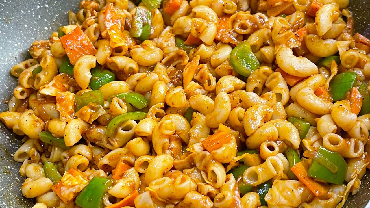 How To Make Chicken Macaroni Recipe ️quick & delicious Chinese Macaroni ...