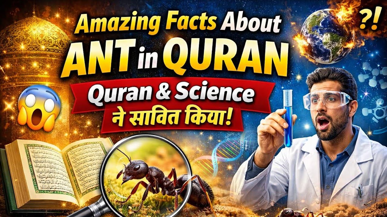 Amazing Facts About Ants In Quran | Quran And Science - YouTube