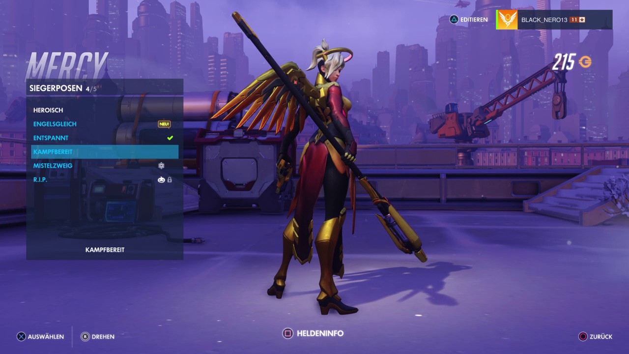 [Overwatch] Mercy Victory Pose Bug ?! New Victory Pose? - YouTube