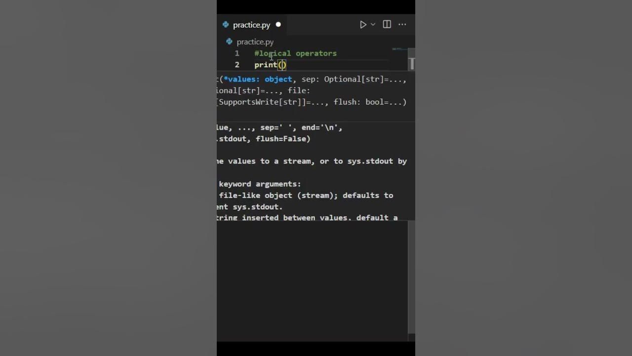 Logical Operators 👌 Python Pythonprogramming Pythoncode Code Pythonforbeginners Youtube 