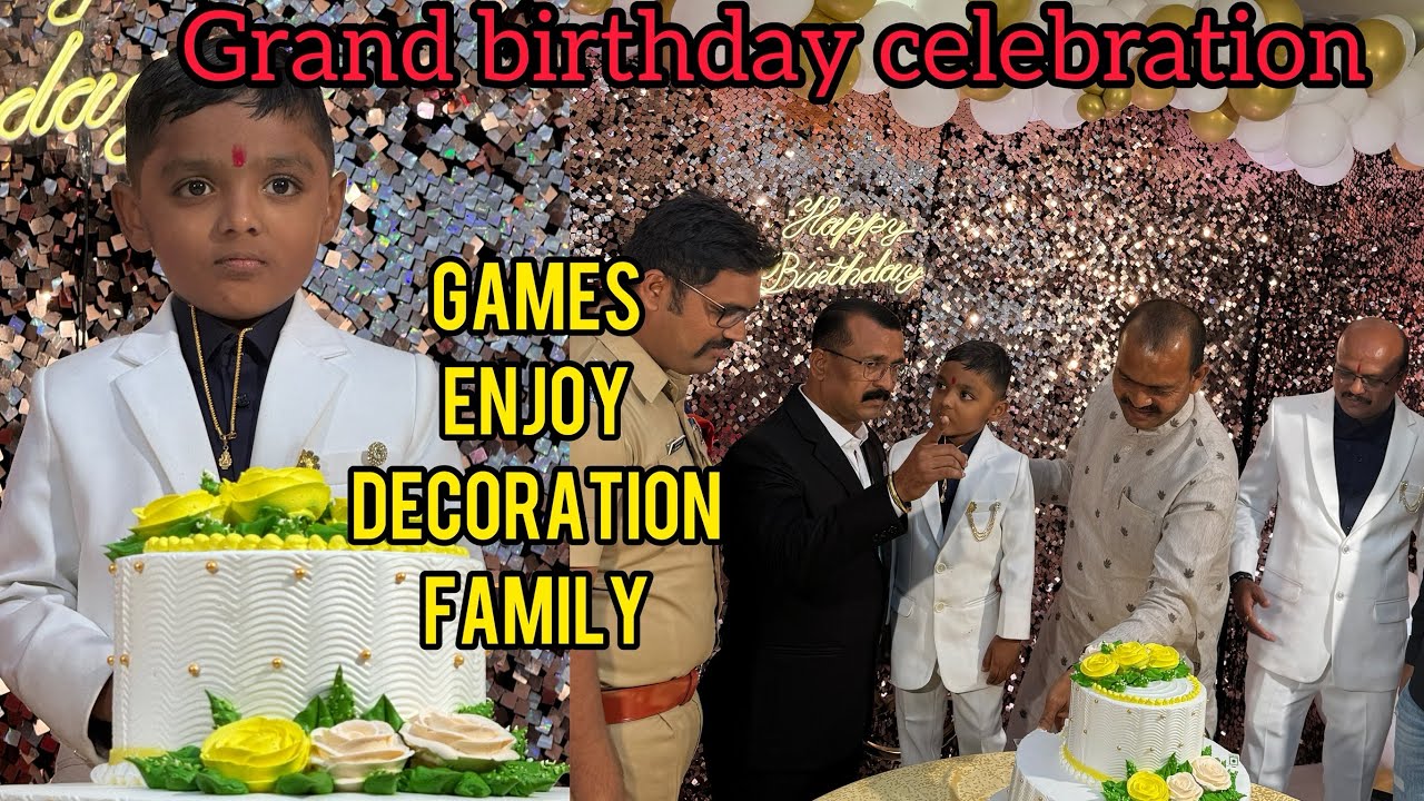 Grand birthday celebration 🎉 games | enjoy |best birthday ever - YouTube