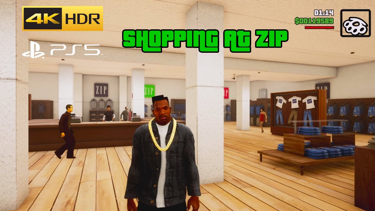 SHOPPING AT ZIP GTA: San Andreas – The Definitive Edition - REMASTERED ...