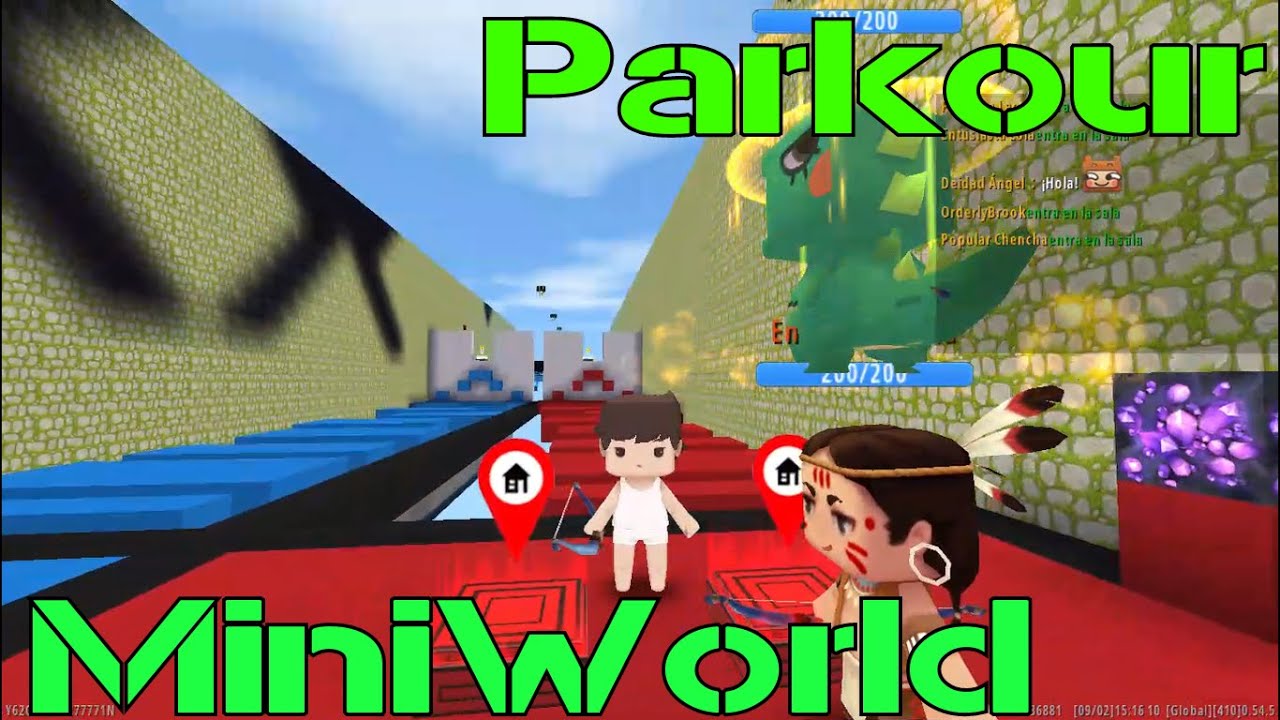 Mini World - Parkour Tutor - Parkour - PaulCraft - YouTube