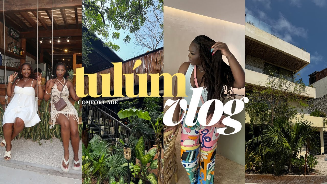 tulum vlog. beach clubs, black in tulum, tequila + more | comfort ade ...