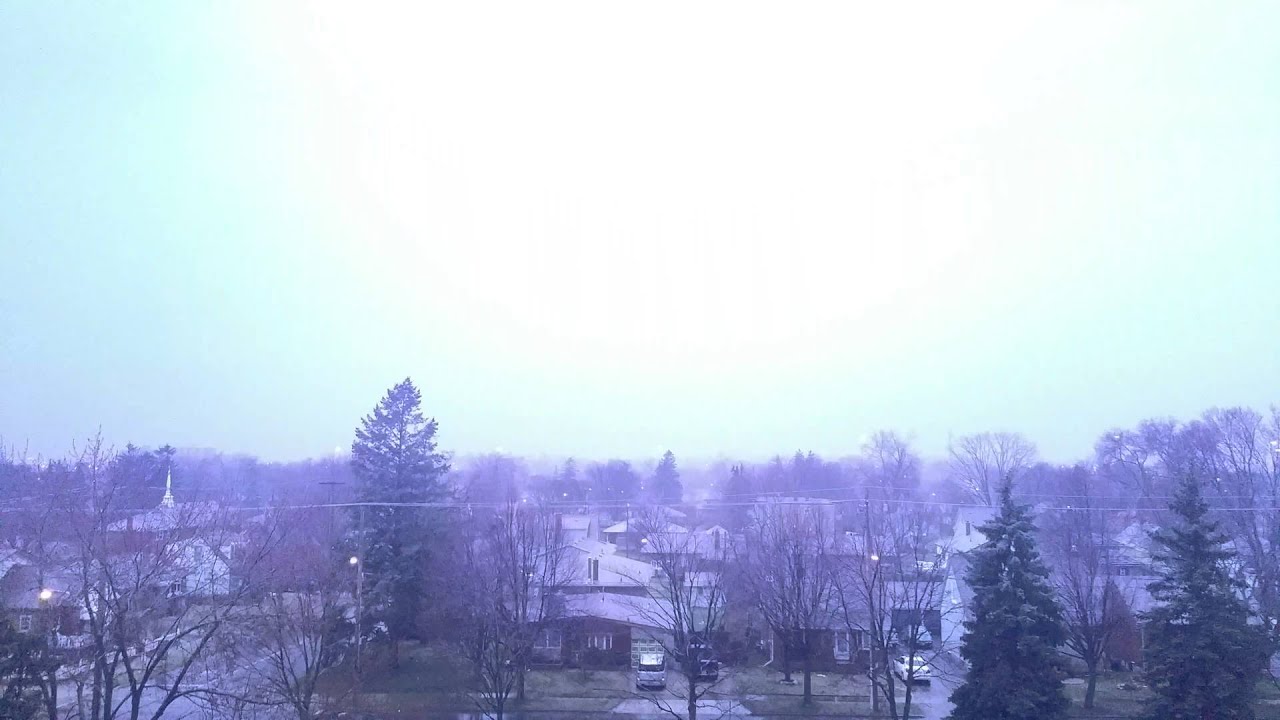 Thunder storm over Kitchener Ontario March 28 2016 - YouTube