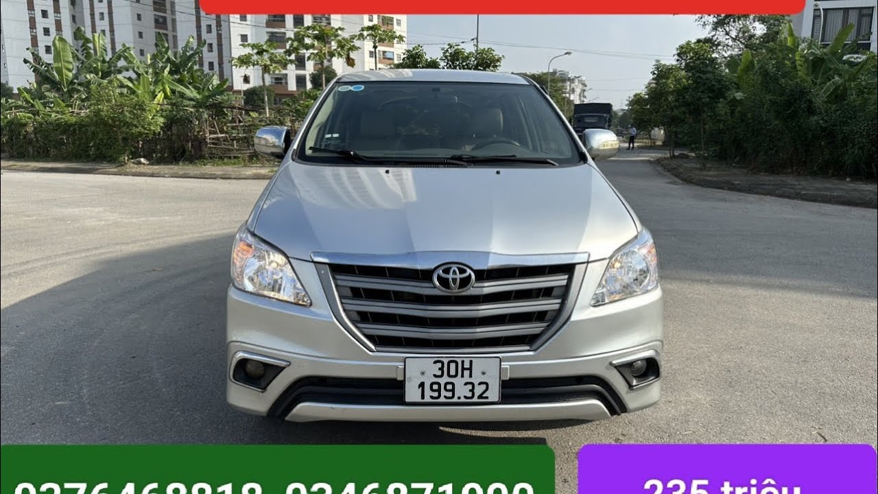 TOYOTA INNOVA 2014 GIN HẾT CẢ XE SIÊU ĐẸP GIÁ 235 TRIỆU : 0376468818 ...