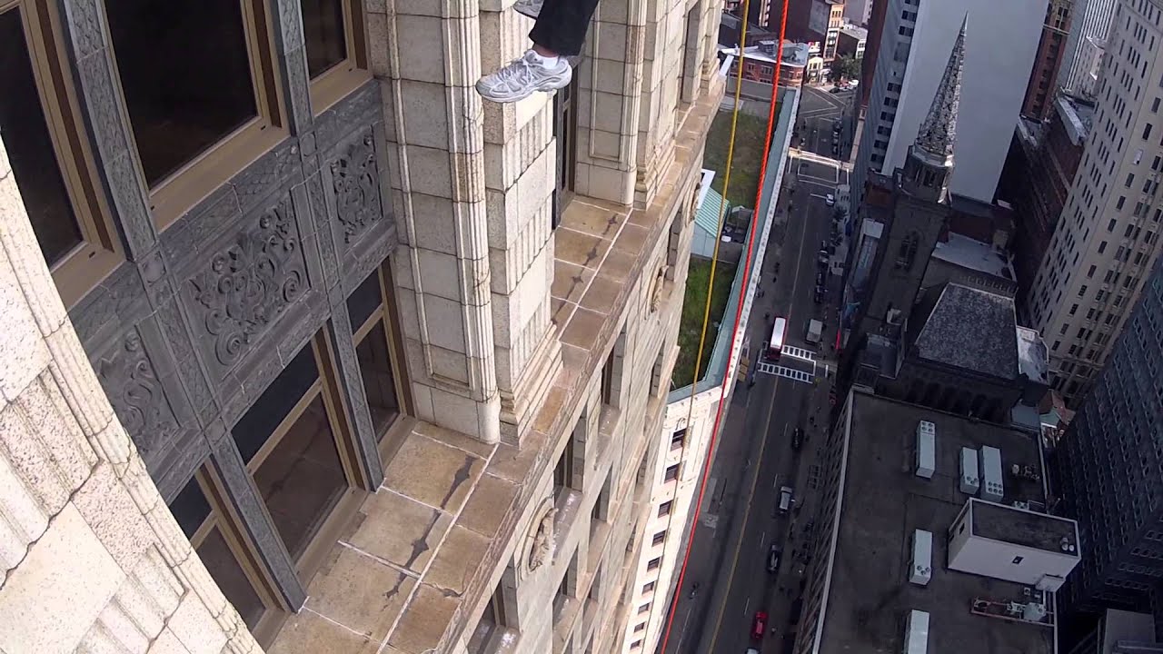Pgh Oliver Building Repelling - YouTube