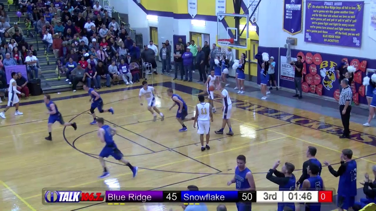 Blue Ridge vs Snowflake Boys Basketball Highlights! - YouTube