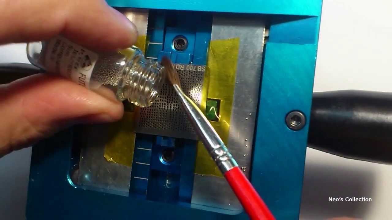 Реболл чипа BGA, краткое пособие ч.1. Reball BGA short manual p.1 - YouTube