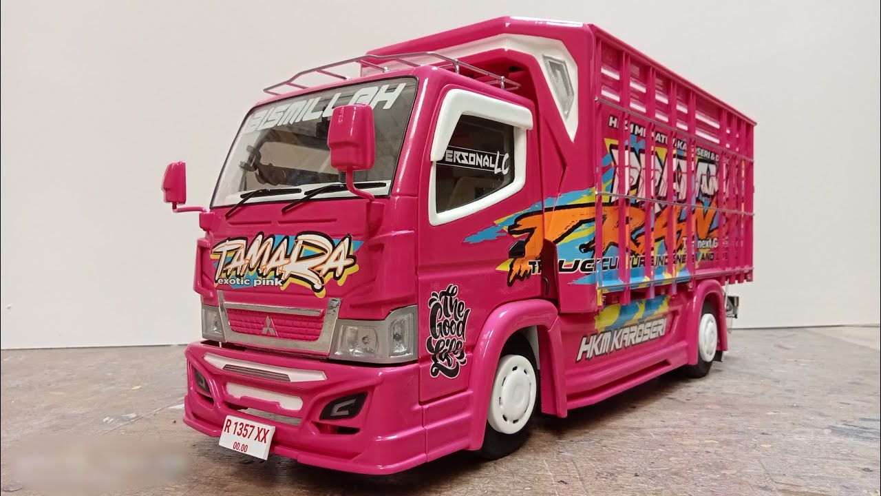 MINIATUR TRUK CANTER FULL MODIF MBOIS ||review - YouTube