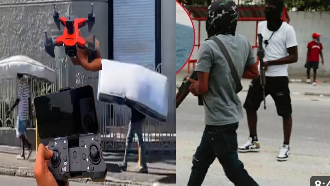 Men Koman bandi yo itilize drone pou yo te antre Delmas 30. video sa fè ...