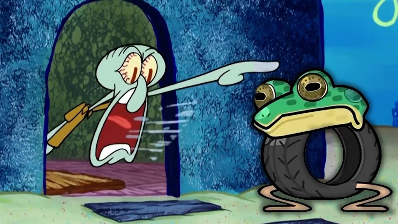 Squidward kicks out Boneca Ambala Italian Brainrot Animals of his house ...