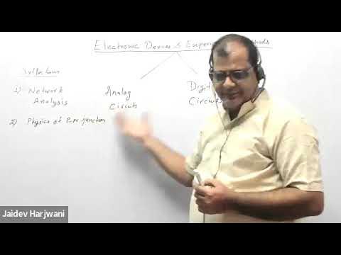 Lecture 1 | Analog Electronics | Dr. Jaidev Sir - YouTube
