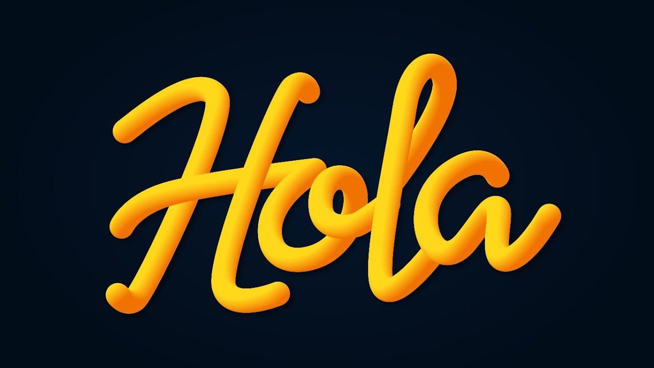 FLUID TEXT EFFECT with SIMPLE TRICK | INKSCAPE TUTORIALS - YouTube