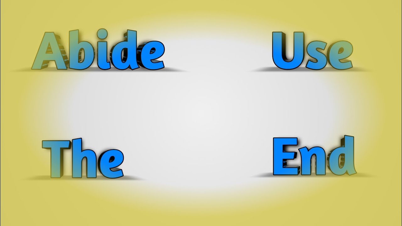 How To Use Abide || Abide Use - YouTube