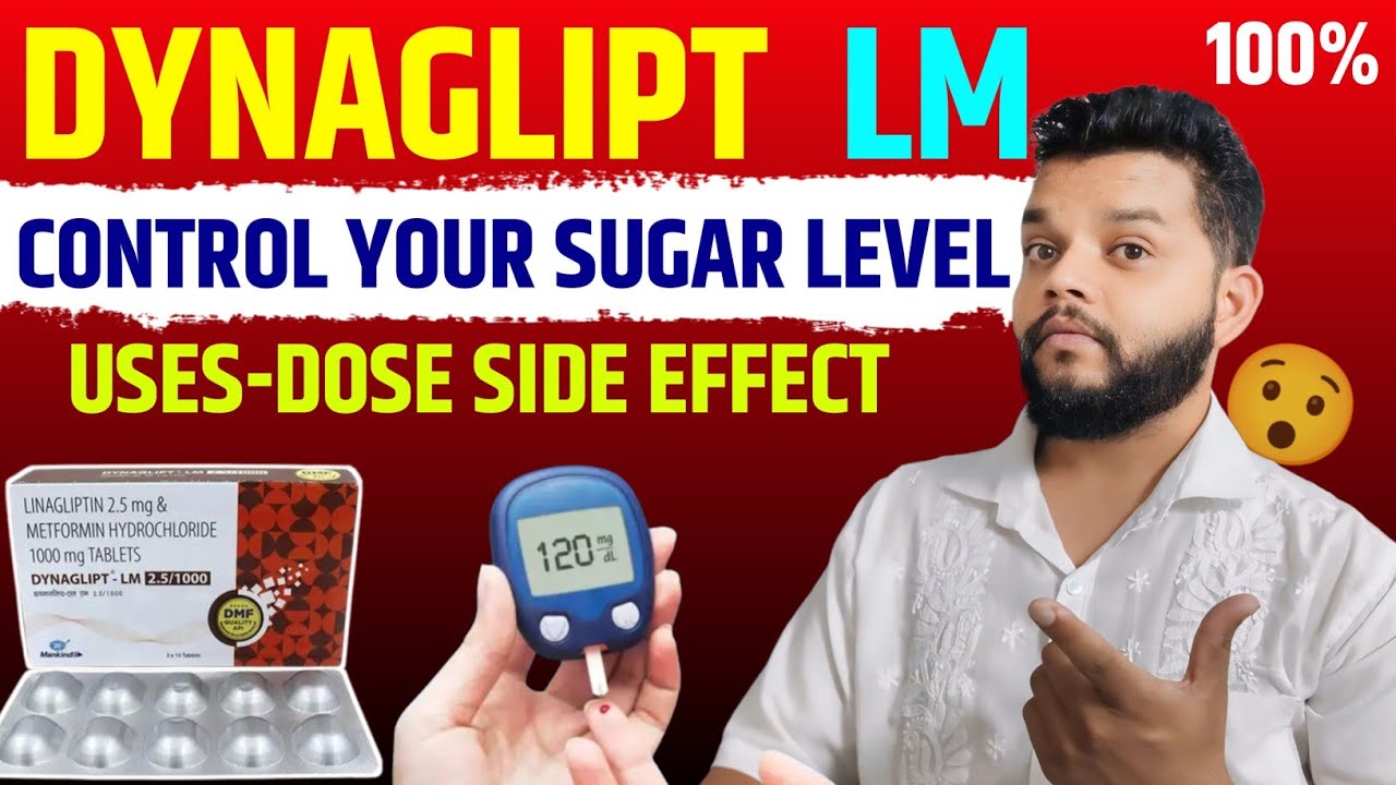 Dynaglipt Lm 2 5 1000 Tablet Review In Hindi Linagliptin And Metformin