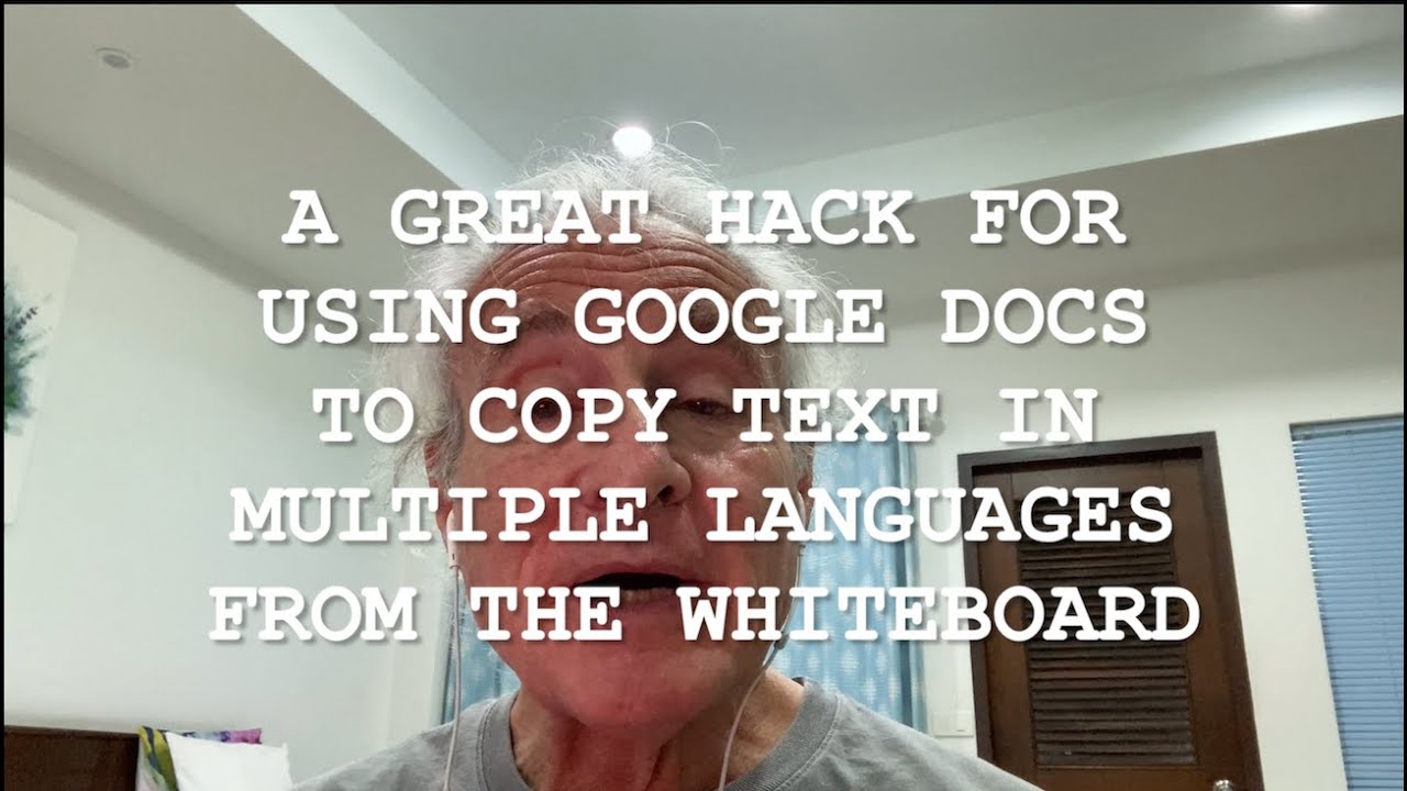 A GREAT HACK FOR USING GOOGLE DOCS TO COPY TEXT IN MULTIPLE LANGUAGES A GREAT HACK FOR USING GOOGLE DOCS TO COPY TEXT IN MULTIPLE LANGUAGES