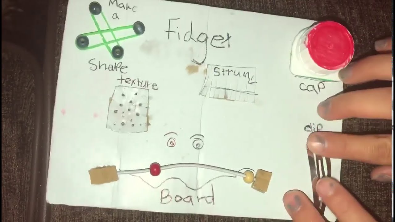 Make your own fidget board. - YouTube
