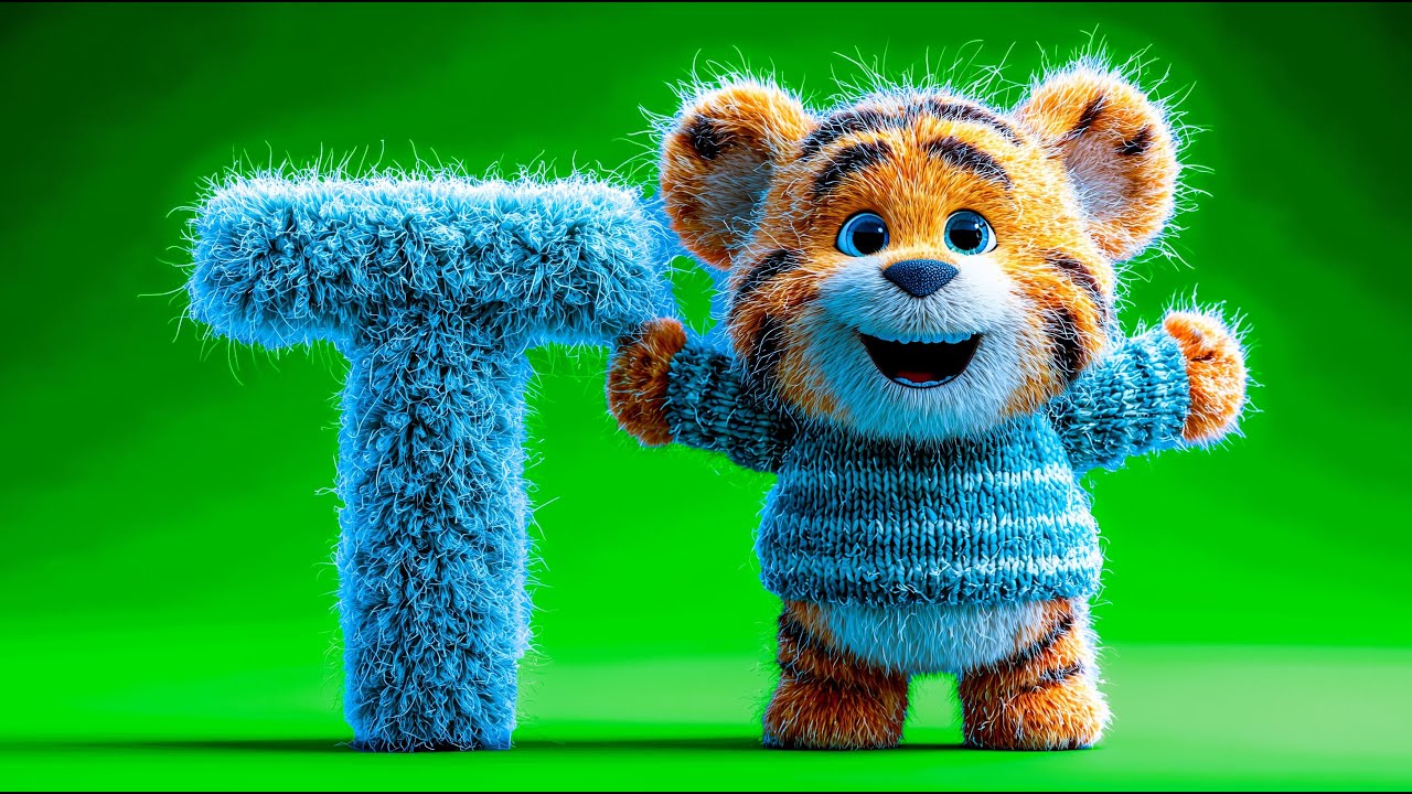 Letter T Song for Kids 🎵 Learn ABC Phonics with Tiger, Turtle & Train ...